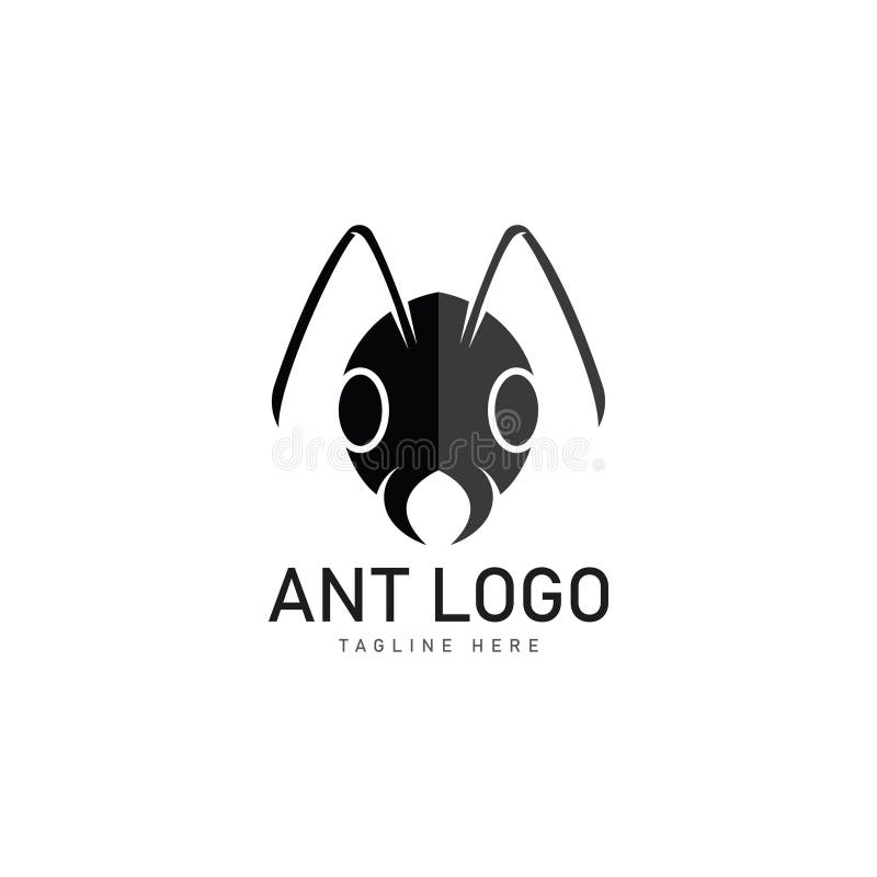 Ant Head Logo Template Vector Illustration Design Stock Illustration ...