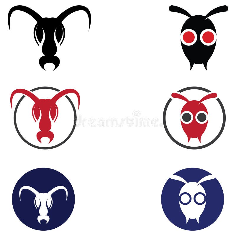 Ant Head Logo. Using a Vector Illustration Template Design Concept ... Ant Head Logo. Using a Vector Illustration Template Design Concept ...