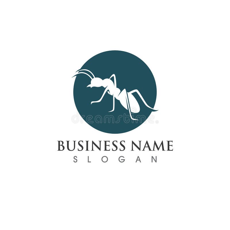 Ant Logo and Symbol Vector Image Stock Vector - Illustration of label ...