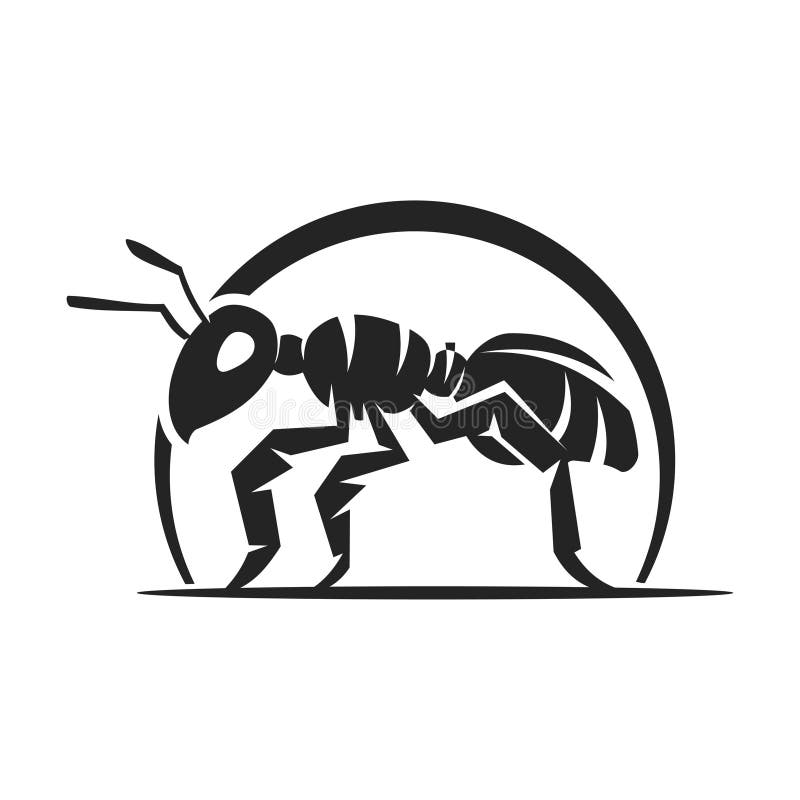 Ant Logo Template Isolated. Brand Identity. Icon Abstract Vector ...