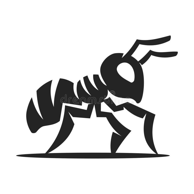 Ant Logo Template Isolated. Brand Identity. Icon Abstract Vector ...