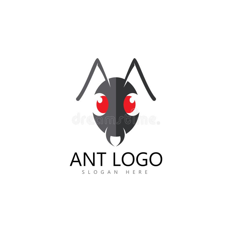 Ant Logo Template Vector Illustration Design Stock Vector ...
