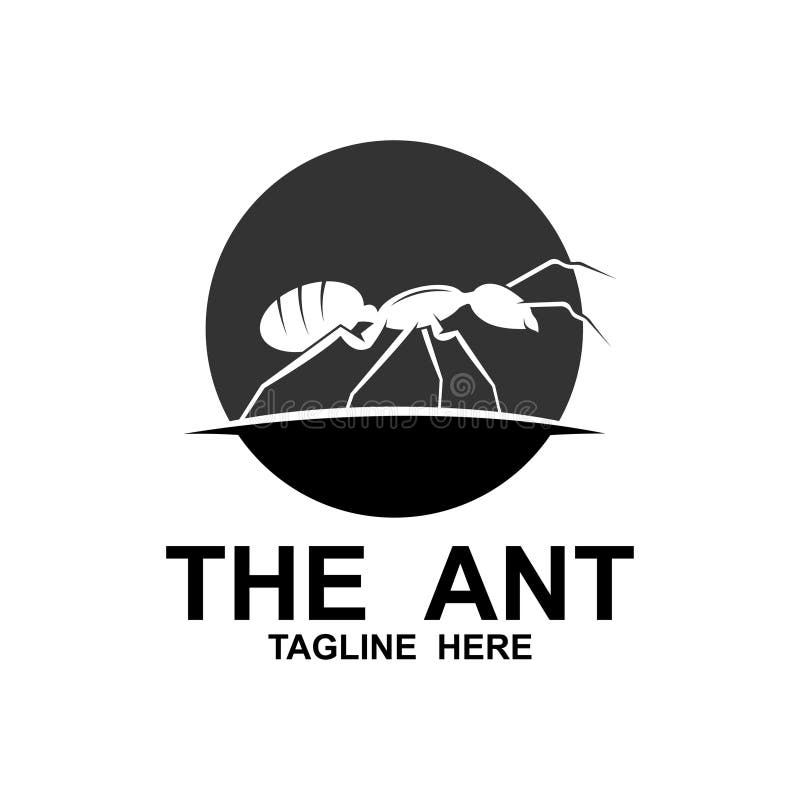 Ant Logo Vector Illustration Design Stock Vector - Illustration of corporate, colony: 336925054