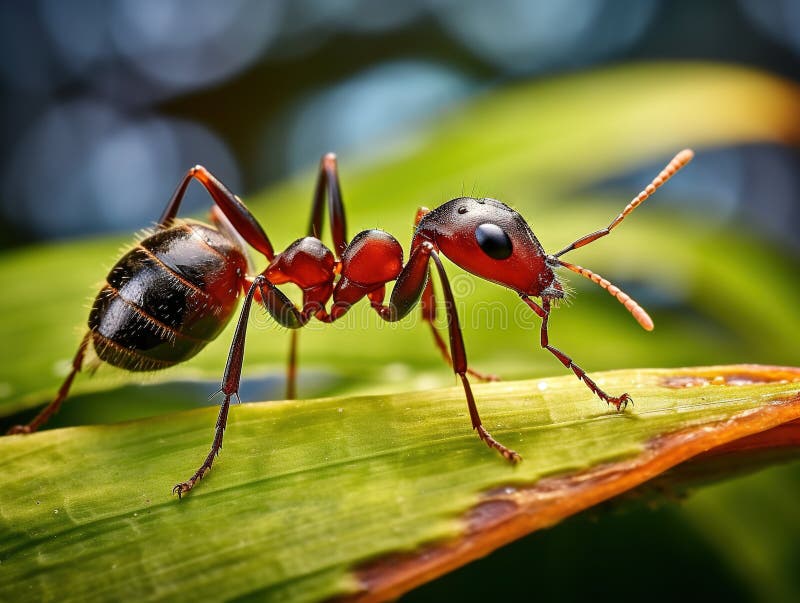 Ai Generated Illustration Wildlife Concept of Ant Stock Illustration ...
