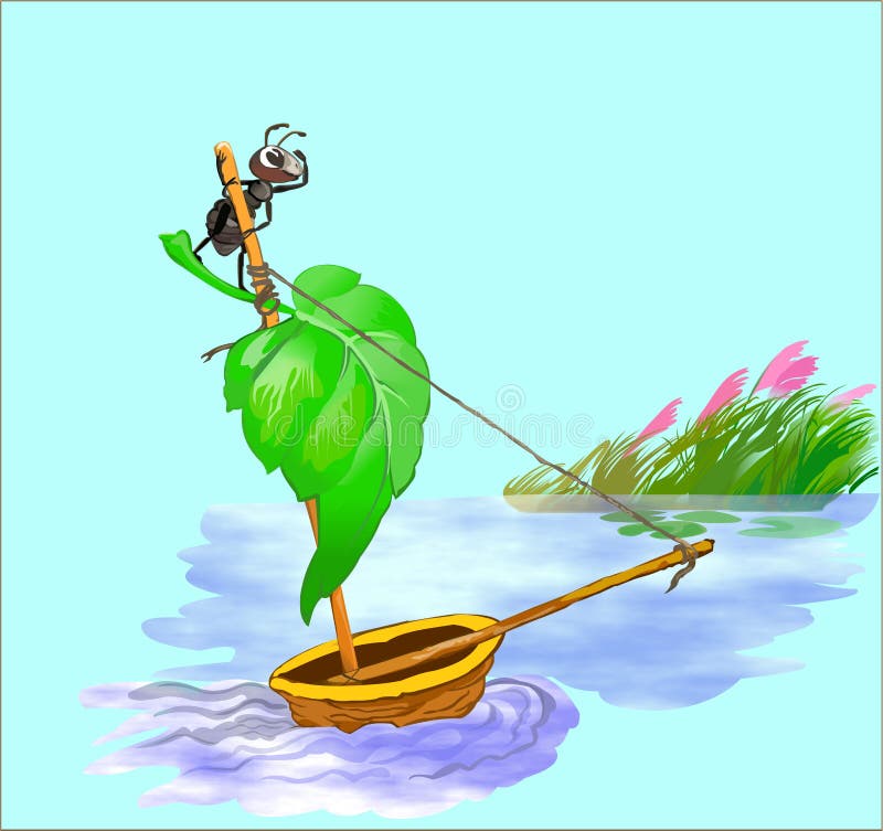 Ant stock illustration. Illustration of worker, raft - 47401779