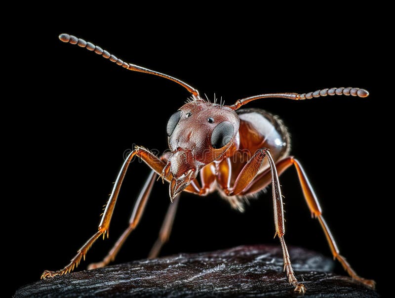 Ant side view stock illustration. Illustration of warrior - 293680776