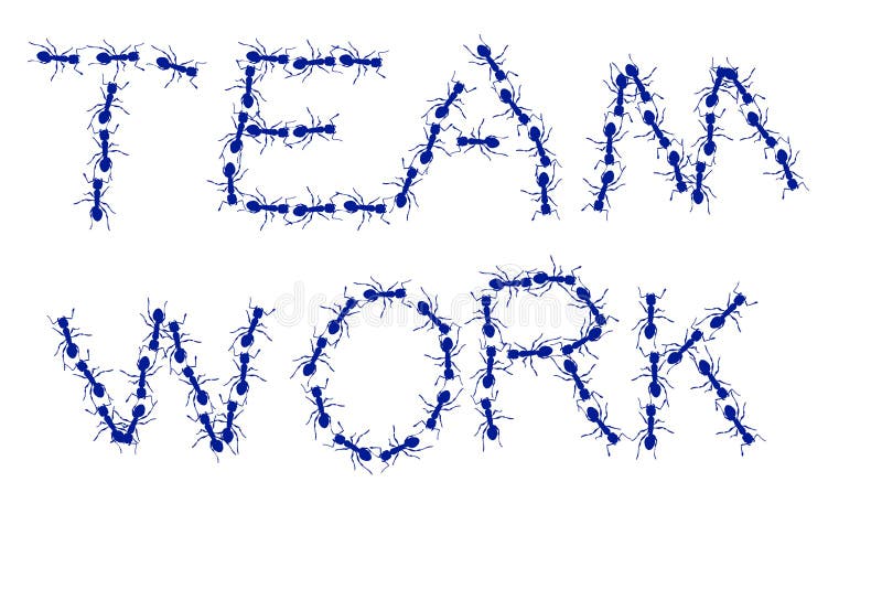 Ant Team Work stock illustration. Illustration of employees - 1248953