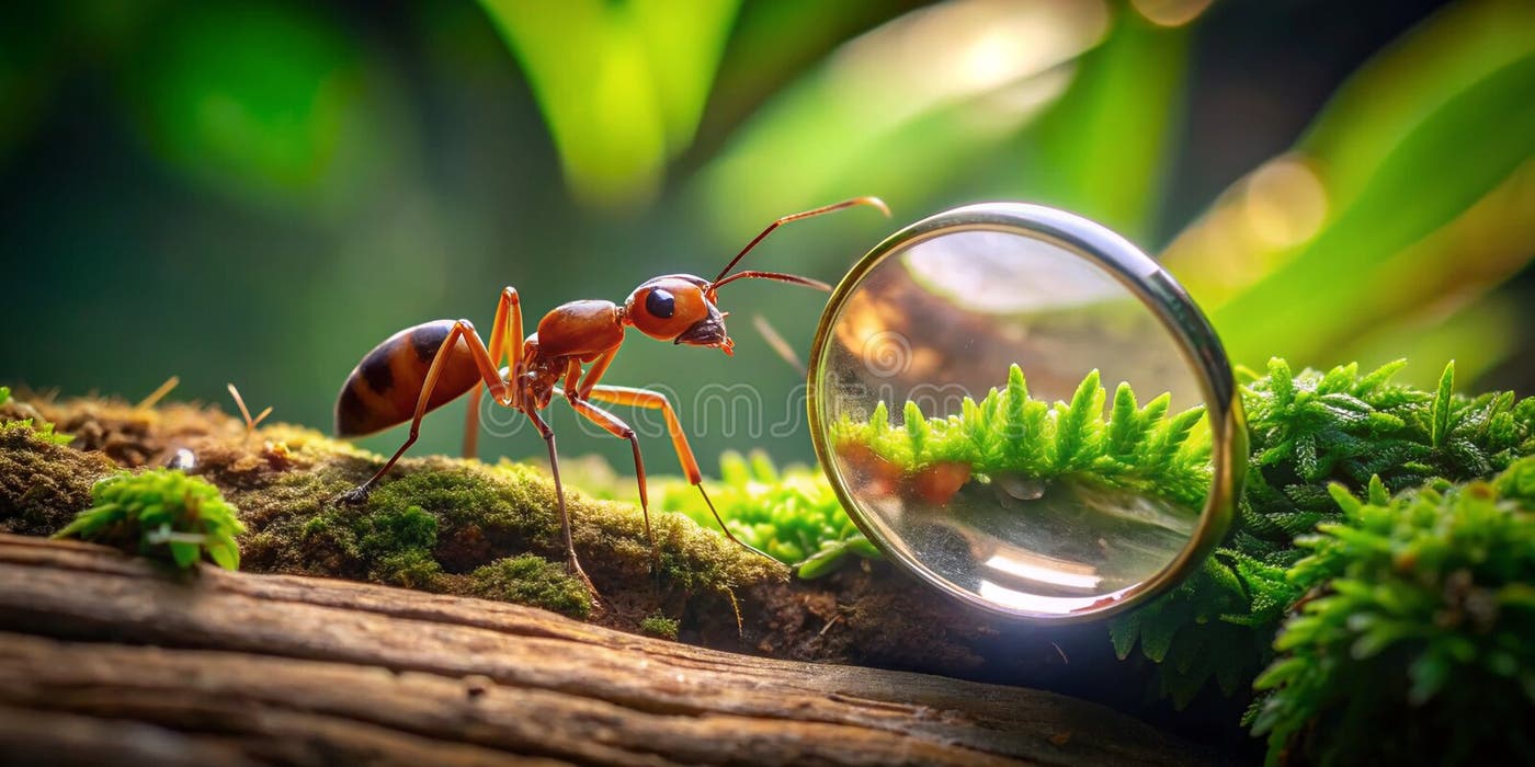 Magnifying Glass Ant Stock Illustrations 186 Magnifying Glass Ant Stock Illustrations Vectors