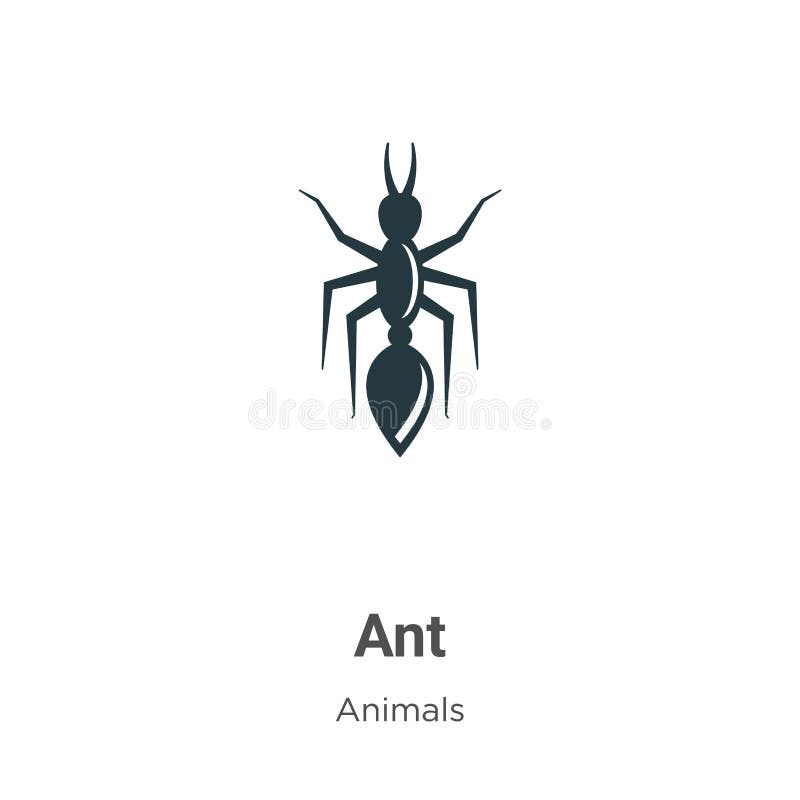 Ant logo symbol icon sign stock vector. Illustration of creature ...