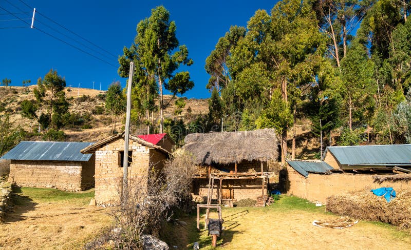 Antacocha, Typical Peruvian Village in the Andes Stock Photo - Image of ...