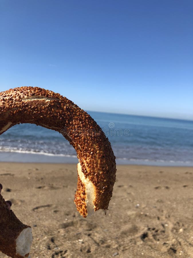 Turkey Simit stock image. Image of antalya, cook, turkey - 124776389