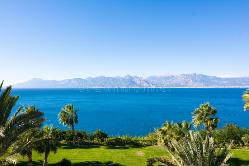 Antalya Falez view stock photo. Image of scenery, cape - 105586562