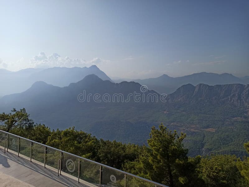 Antalya mountain tree view editorial stock photo. Image of ...