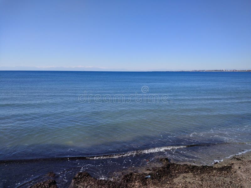 Antalya Side Strand stock photo. Image of sommer, antalya - 86094552