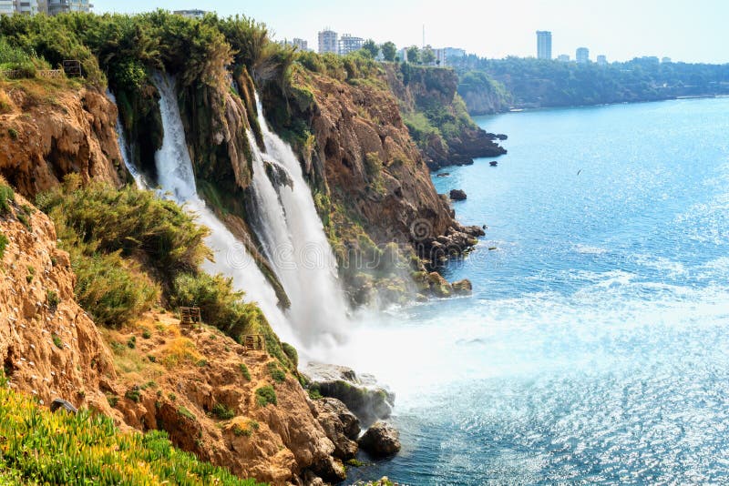 Antalya, Turkey. stock image. Image of turkey, view, waterfalls - 95490303