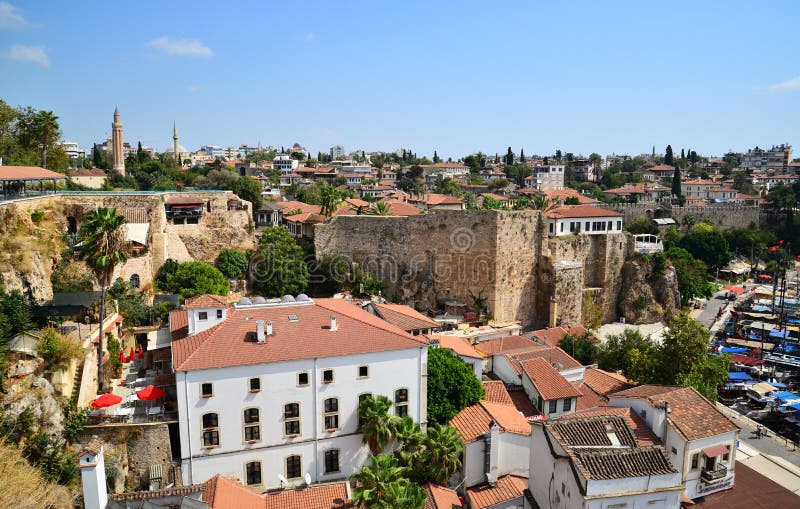 Antalya - TURKEY stock image. Image of resort, landmark - 266505951