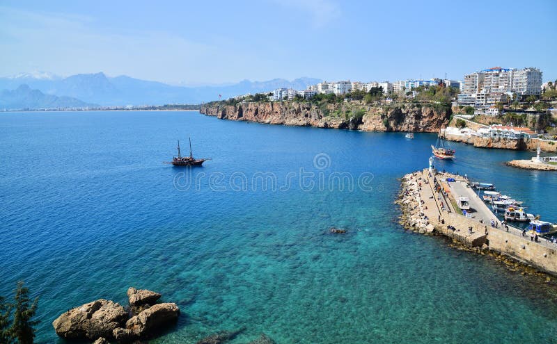 Antalya - TURKEY stock photo. Image of skyline, building - 266506368