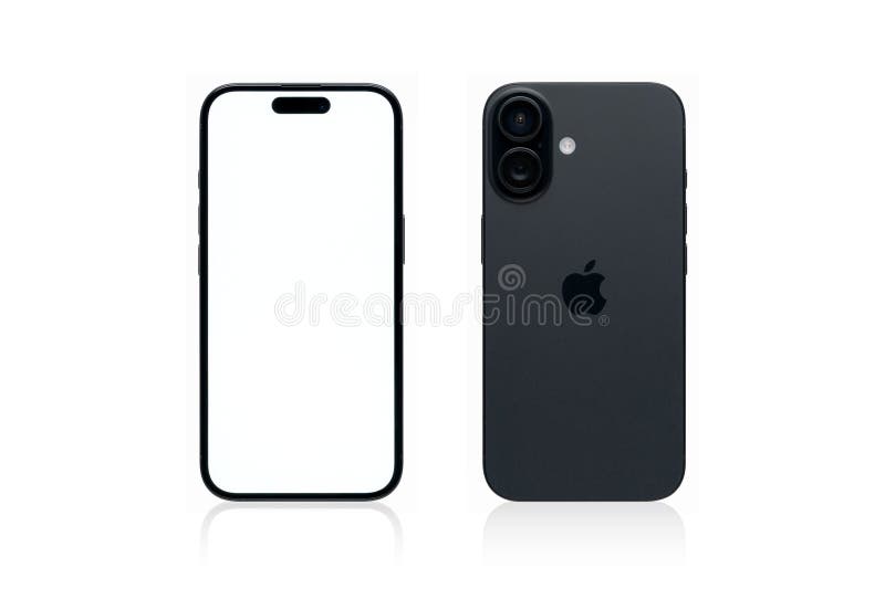 The Back of a Smartphone Showing Its Cameras Stock Image - Image of ...