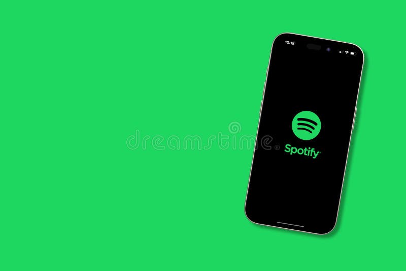 Antalya, Turkey - March 3, 2025: Spotify Music App Logo on IPhone 16 ...