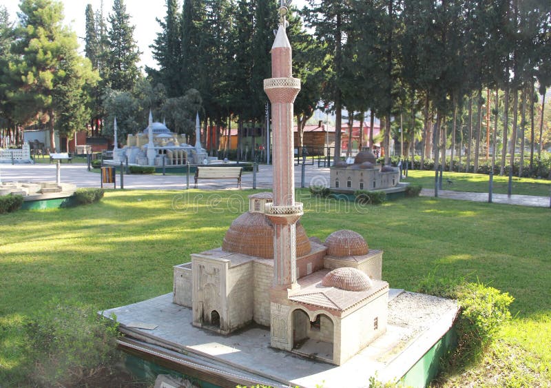 Antalya, Turkey, October 17, 2022. Layout of an Old Mosque Building ...