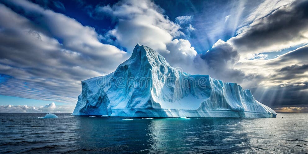 Antarctic Iceberg in the Ocean Global Warming and Climate Change ...