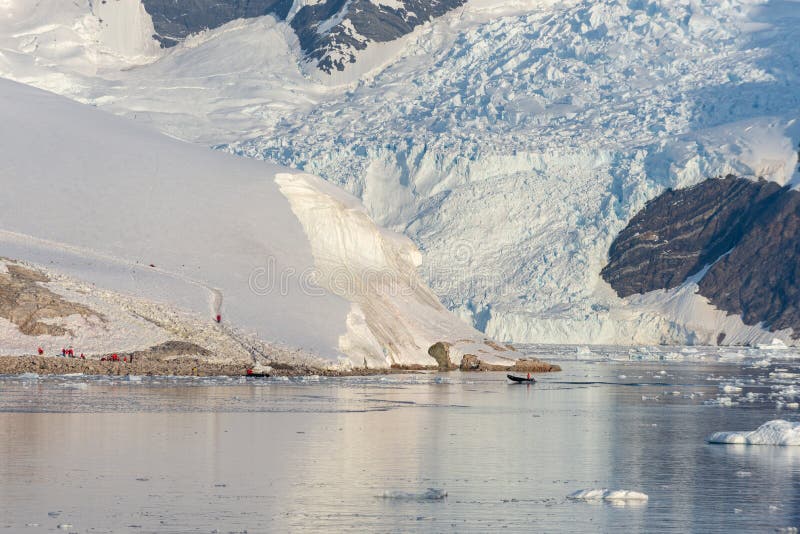 Antarctic Landscape with Glacier and Mountains Stock Image - Image of ... Antarctic Landscape with Glacier and Mountains Stock Image - Image of ...
