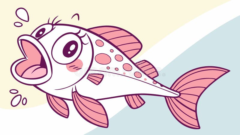 Antarctic Toothfish Fish Hostile Swims Jungle TV Vector Stock Vector ...