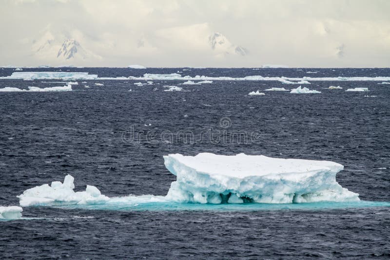 Antarctica - Floating Ice - Global Warming Stock Photo - Image of ocean ...