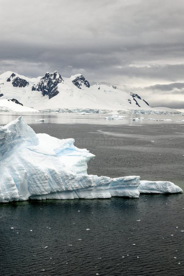 Antarctica - Pieces of Floating Ice - Global Warming Stock Photo ...