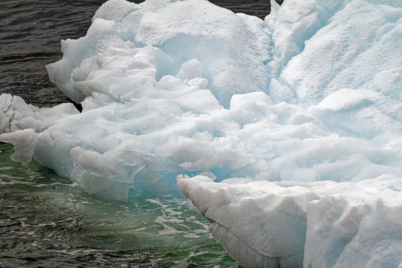 Antarctica - Pieces of Floating Ice - Global Warming Stock Photo ...