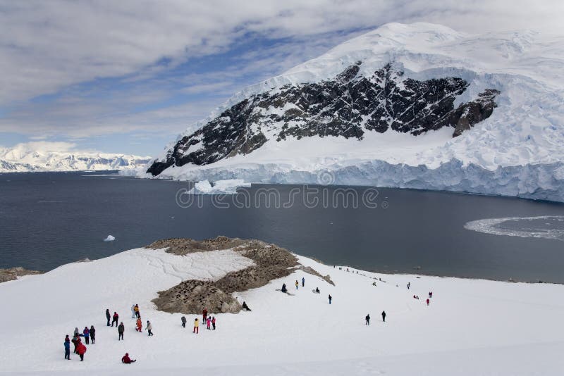 Antarctica - Tourist Boat - Lamaire Channel Editorial Image - Image of ...