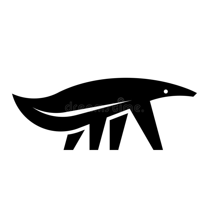 Anteater Logo stock vector. Illustration of isolated - 259970572
