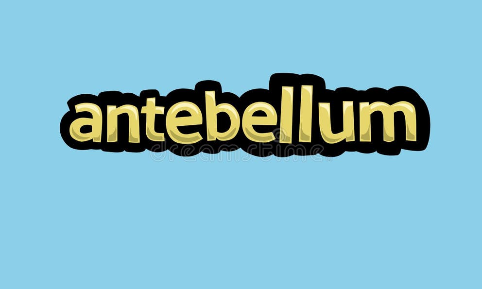 ANTECEDENT Writing Vector Design on a Blue Background Stock Vector ...