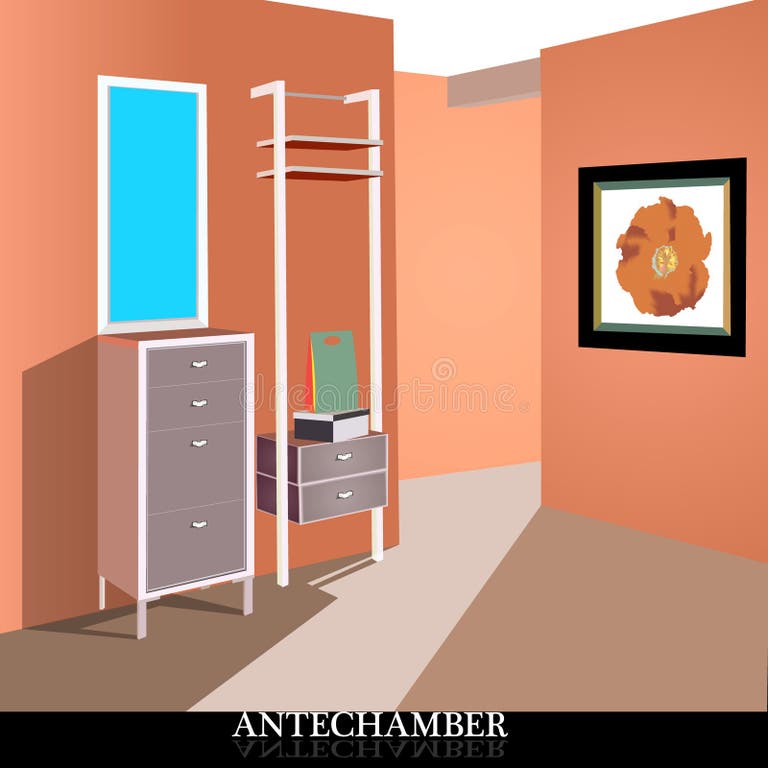 Antechamber design stock vector. Illustration of living - 86401674