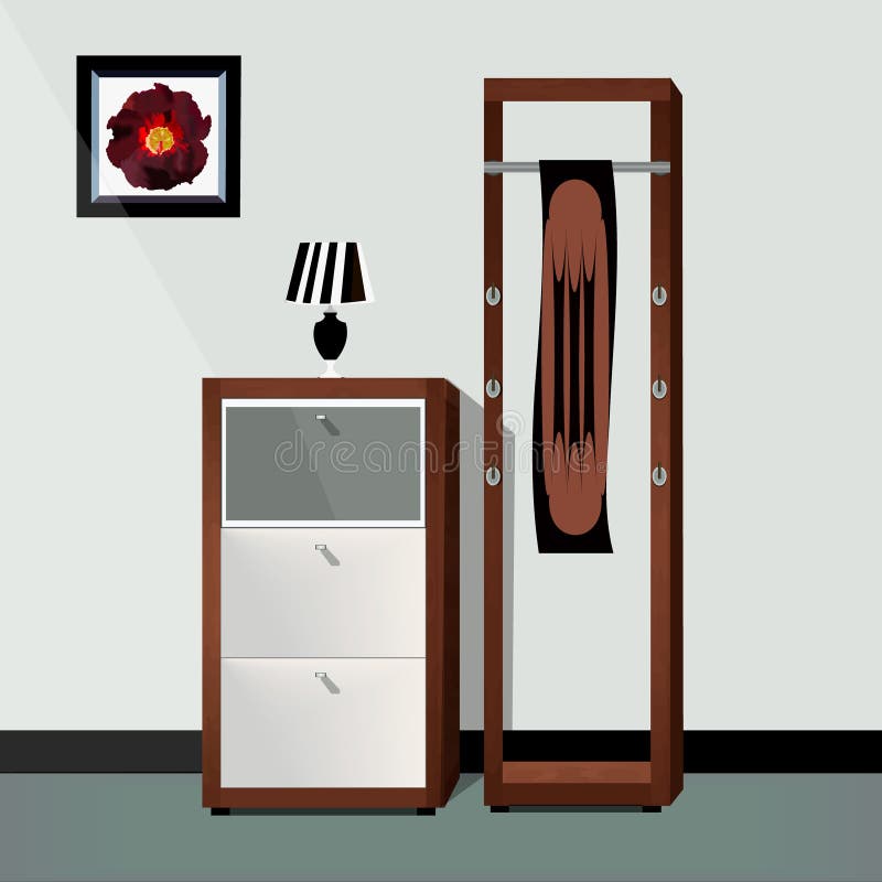 Antechamber design stock vector. Illustration of interior - 86401983