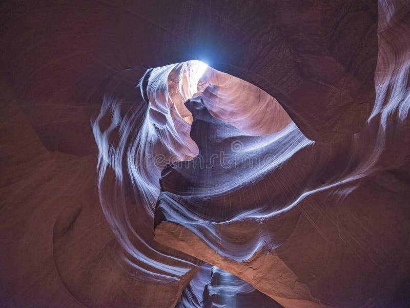 Antelope Canyon inside stock image. Image of navajo - 315746339