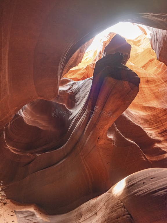 Antelope Canyon inside stock image. Image of lower, cave - 315746375