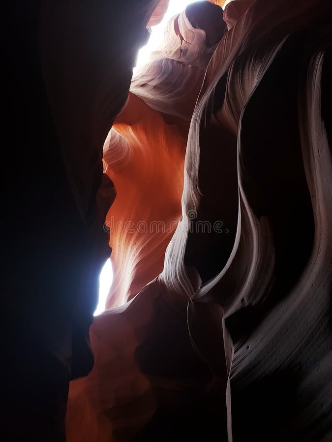Antelope Canyon Molten Heart Stock Photo - Image of canyon, antelope ...
