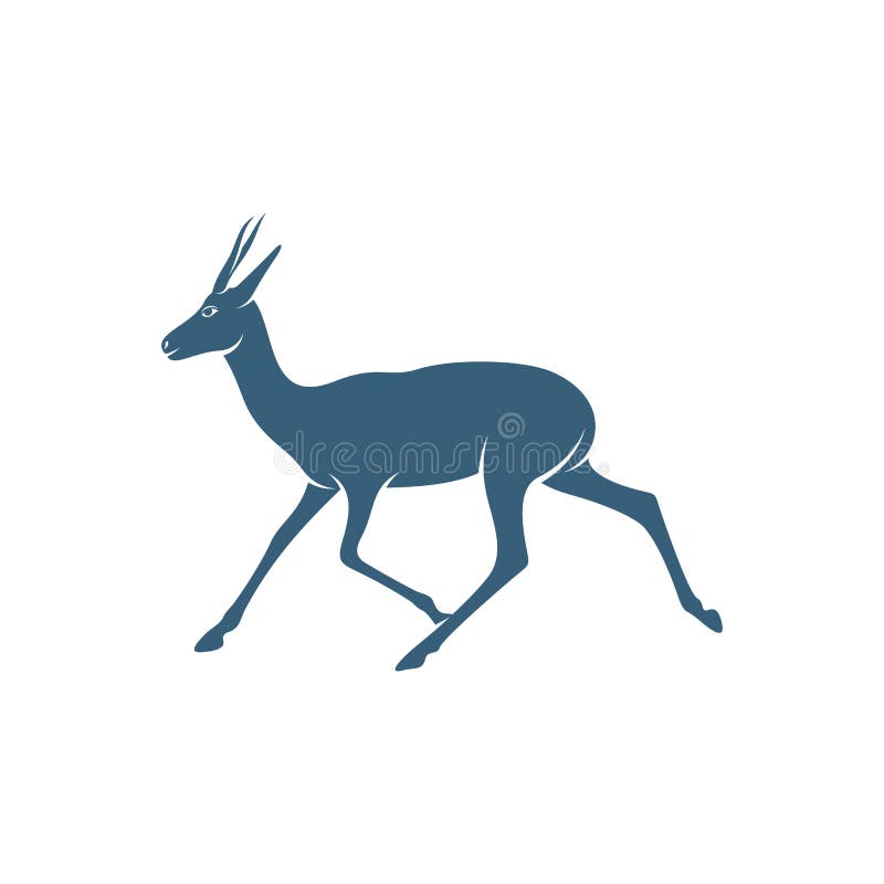 Antelope Design Vector Illustration, Creative Antelope Logo Design ...