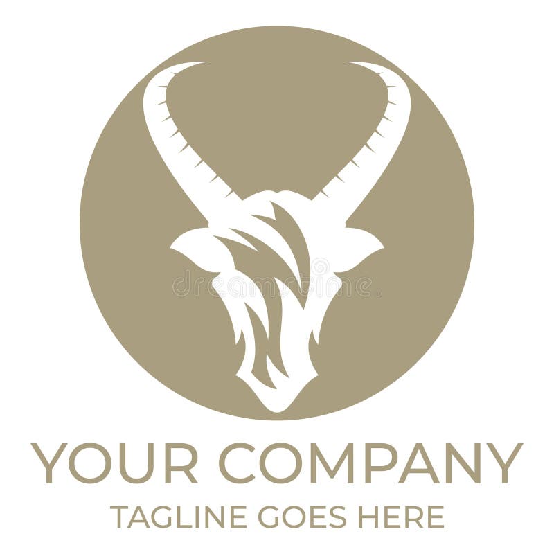 Antelope Logo Vector Illustrations Design Icon Logo Stock Illustration ...