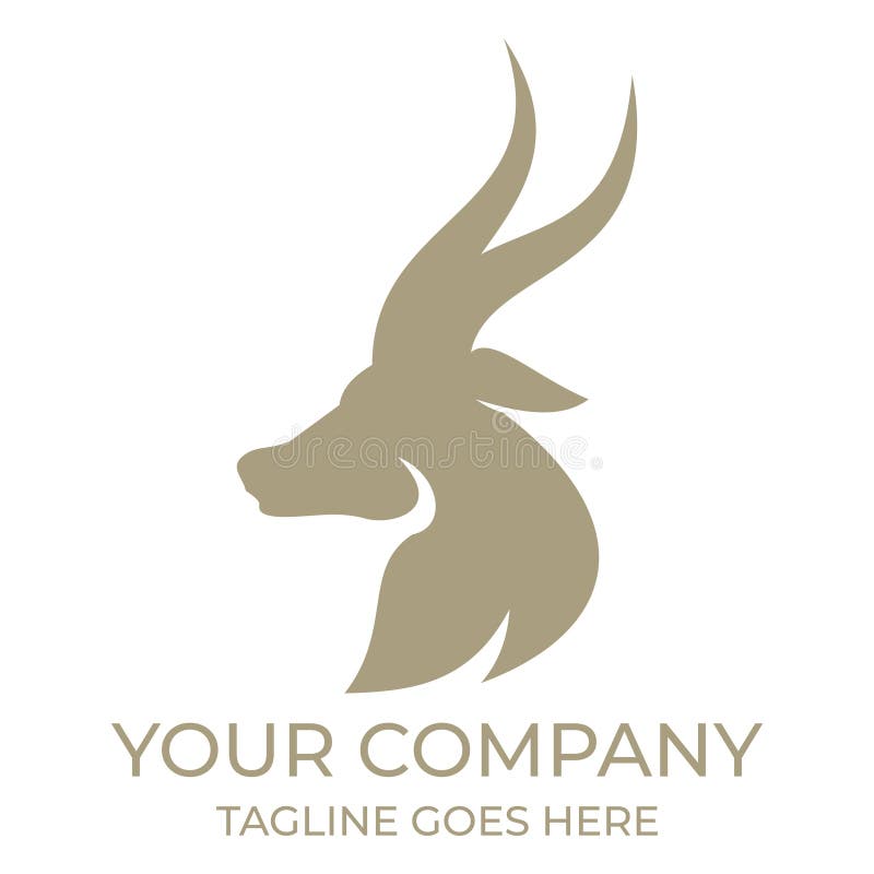 Antelope Logo Vector Illustrations Design Icon Logo Stock Vector ...