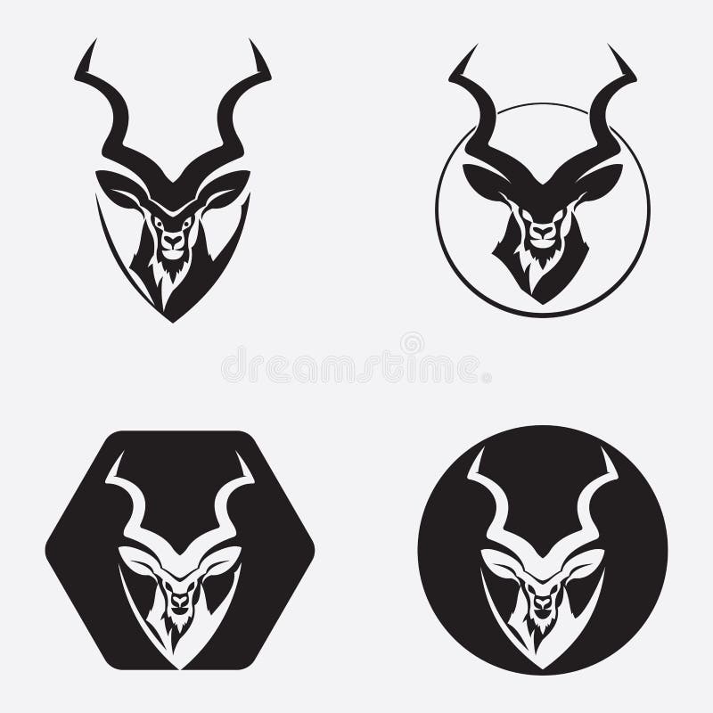 Antelope Logo Vector Illustrations Design Icon Logo Stock Illustration ...