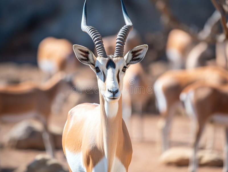 Antelope Made with Generative AI Illustration Stock Illustration ...