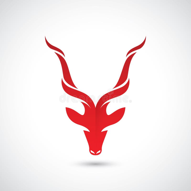 Antelope Sign - Vector Illustration Stock Vector - Illustration of ...
