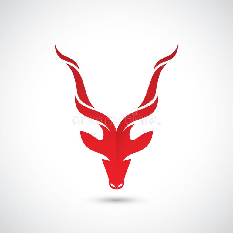 Antelope Sign - Vector Illustration Stock Vector - Illustration of ...