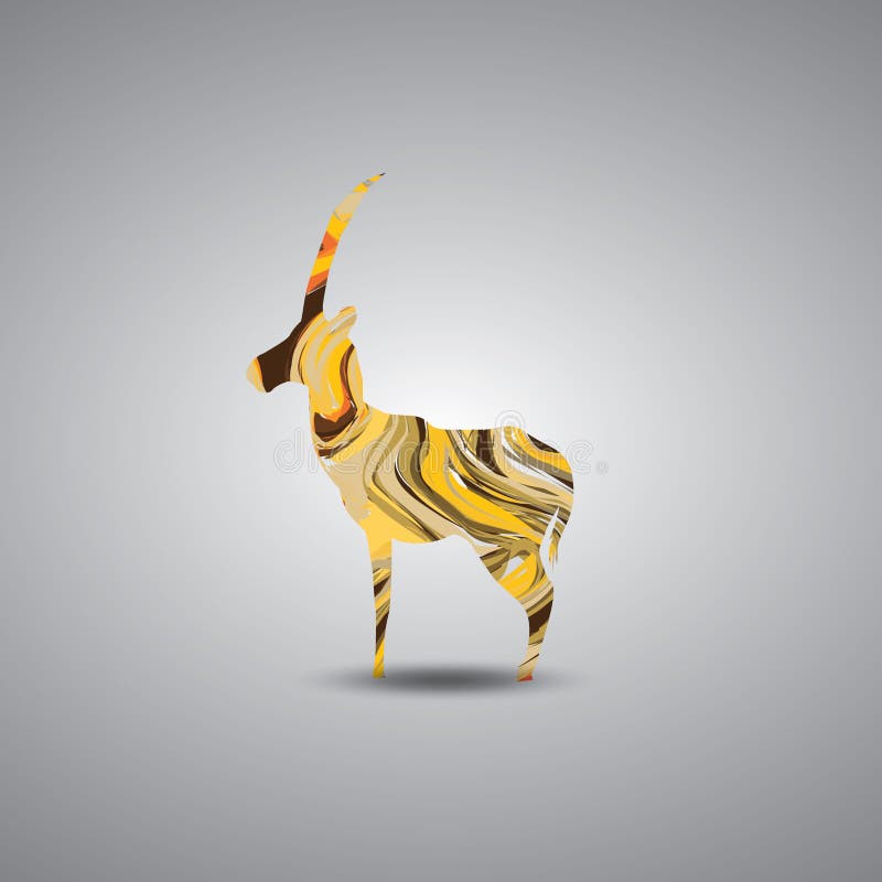 Antelope. Vector Illustration Decorative Design Stock Vector ...