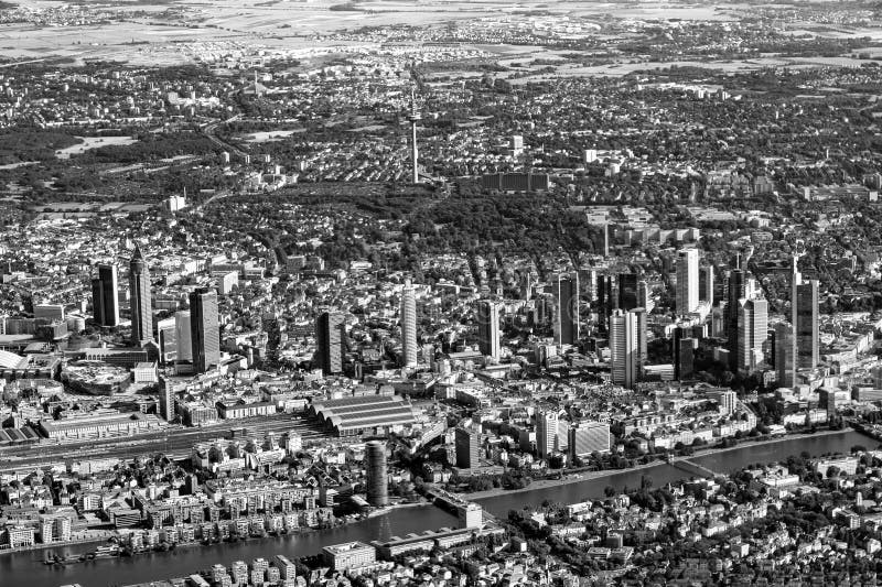 Antena De Frankfurt am Main Imagen de archivo - Imagen de rascacielos ...