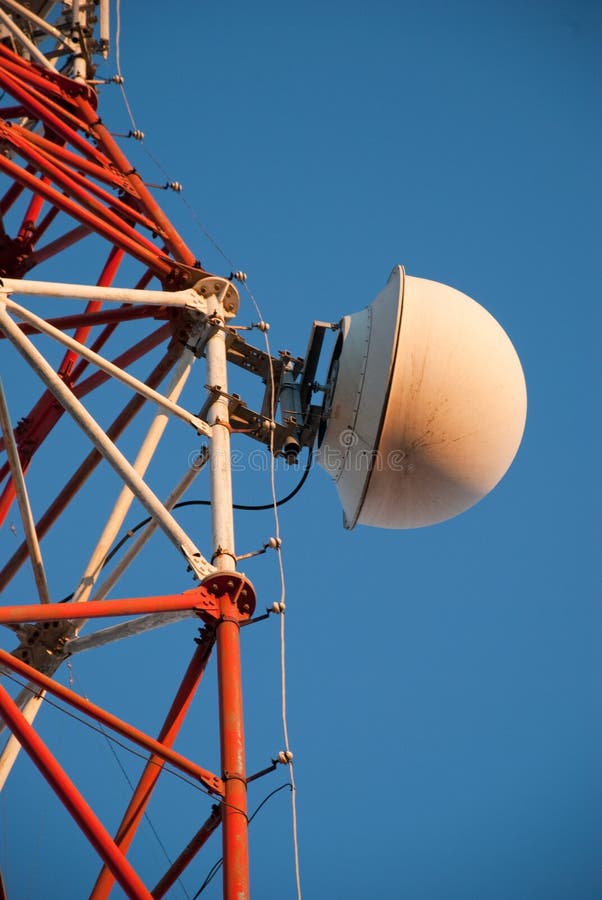 Satelite broadcast dish stock image. Image of space, network - 61147