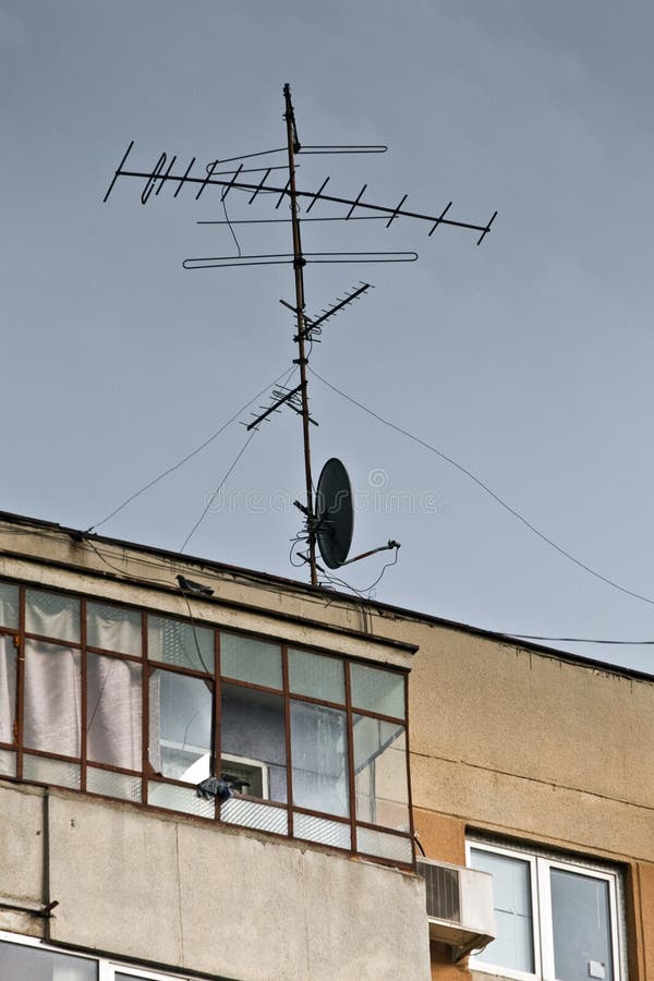 Antennas stock image. Image of communication, channel - 17723685