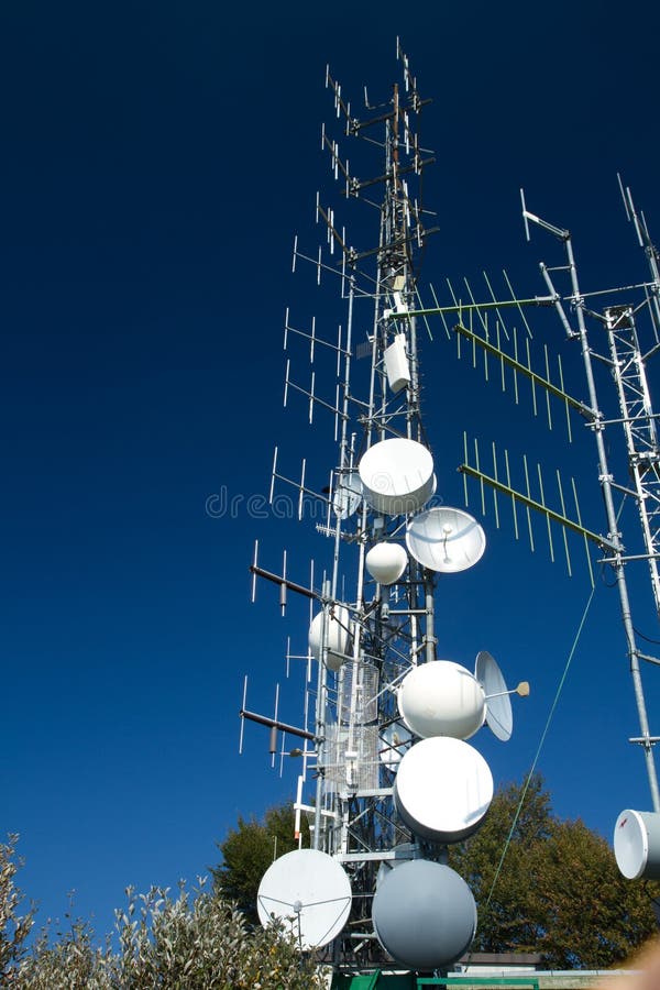 Antenna stock image. Image of radio, broadcasting, radiation - 21440571